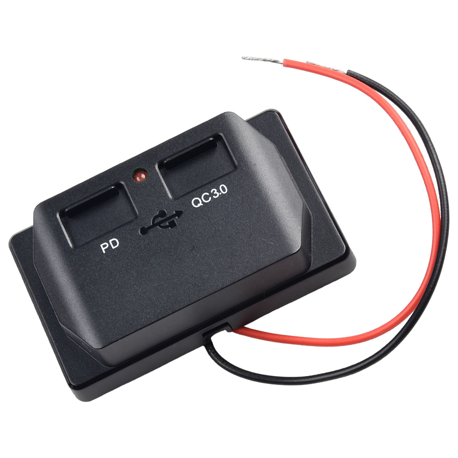 Dual Usb Ports Qc3.0 Pd Car Bus Charger Socket Adapter Usb Power Panel ...