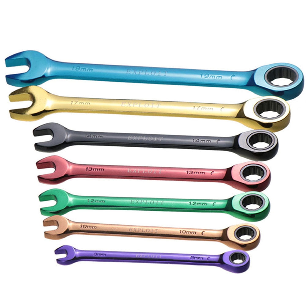 Dual Use Opening Plum Blossom Wrench - 8/10/12/13/14/17/19mm - Manual ...
