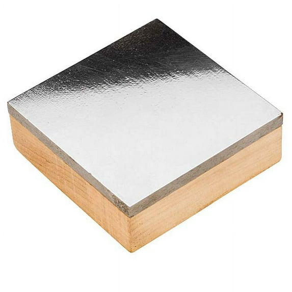 Dual Utility Anvil 3X3 Inches Steel Block w/ Wood Base (1 Piece ...