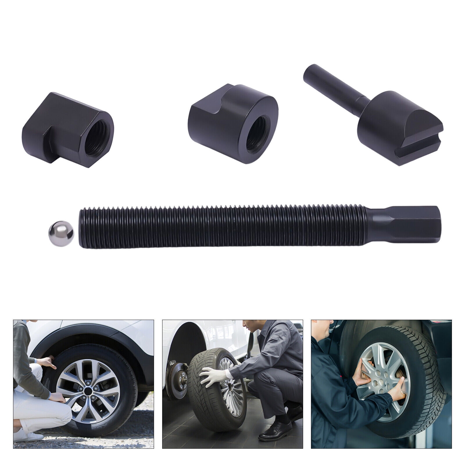 Dual Wheel Separator Tool Pusher Wheel Hub Removal Tool with 11 Threads ...
