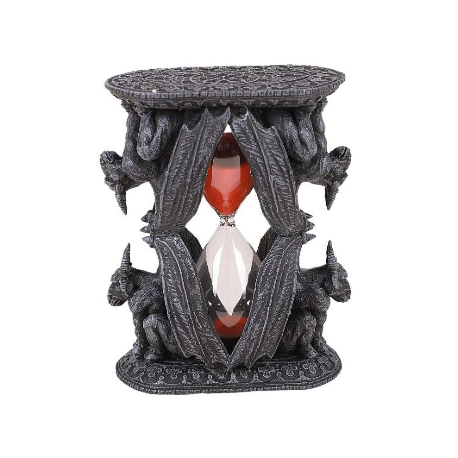 Dual Winged Gothic Ram Gargoyle Reverseable Sandtimer Resin Figurine ...