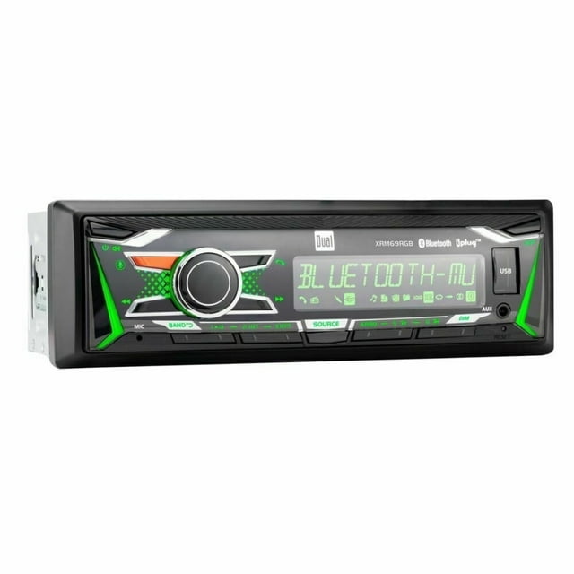 Dual XRM69RGB Single DIN Car Stereo | Bluetooth | RGB Colors | iPlug ...