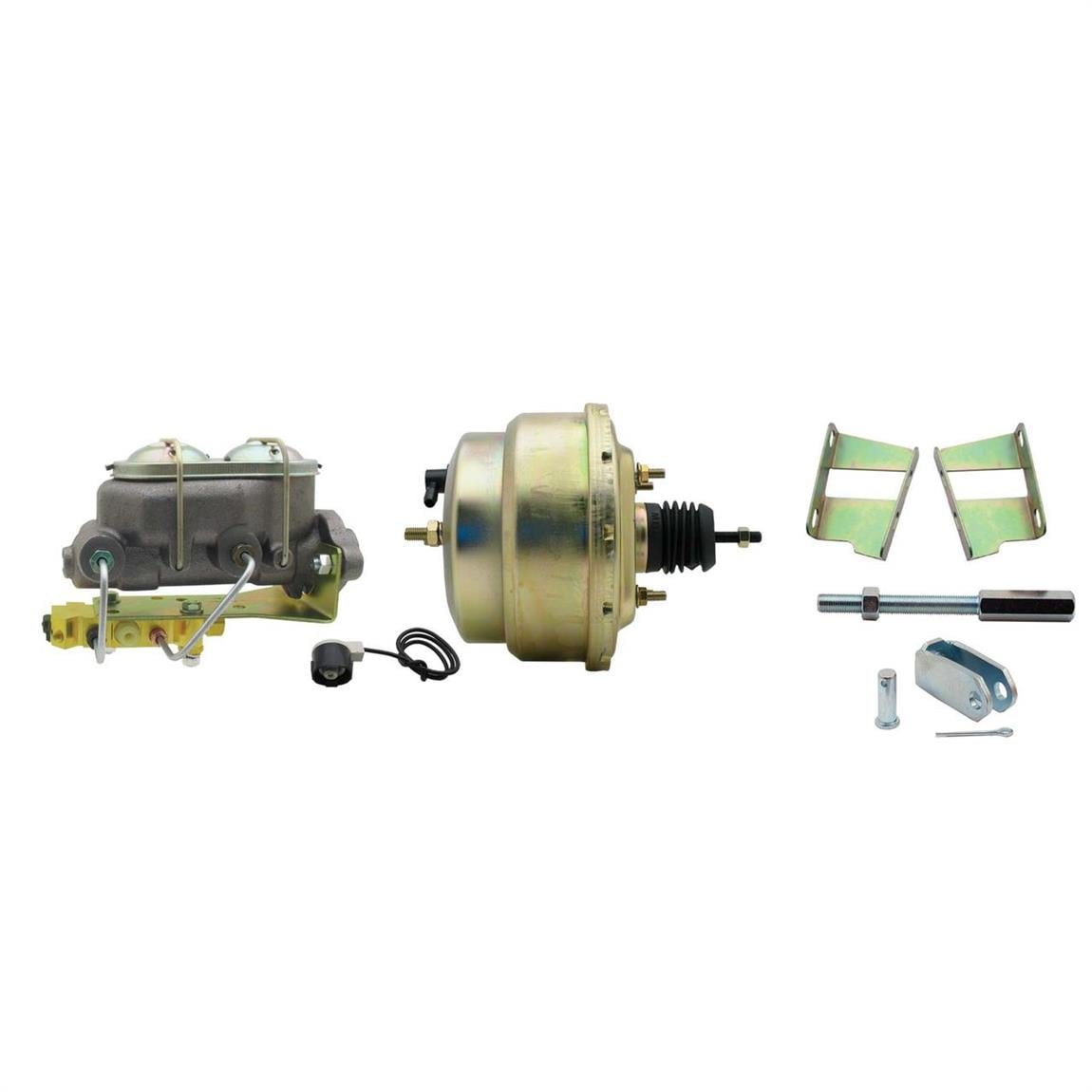 Dual Zinc Booster Conversion Kit w/Master Cylinder Bottom Mount Disc ...