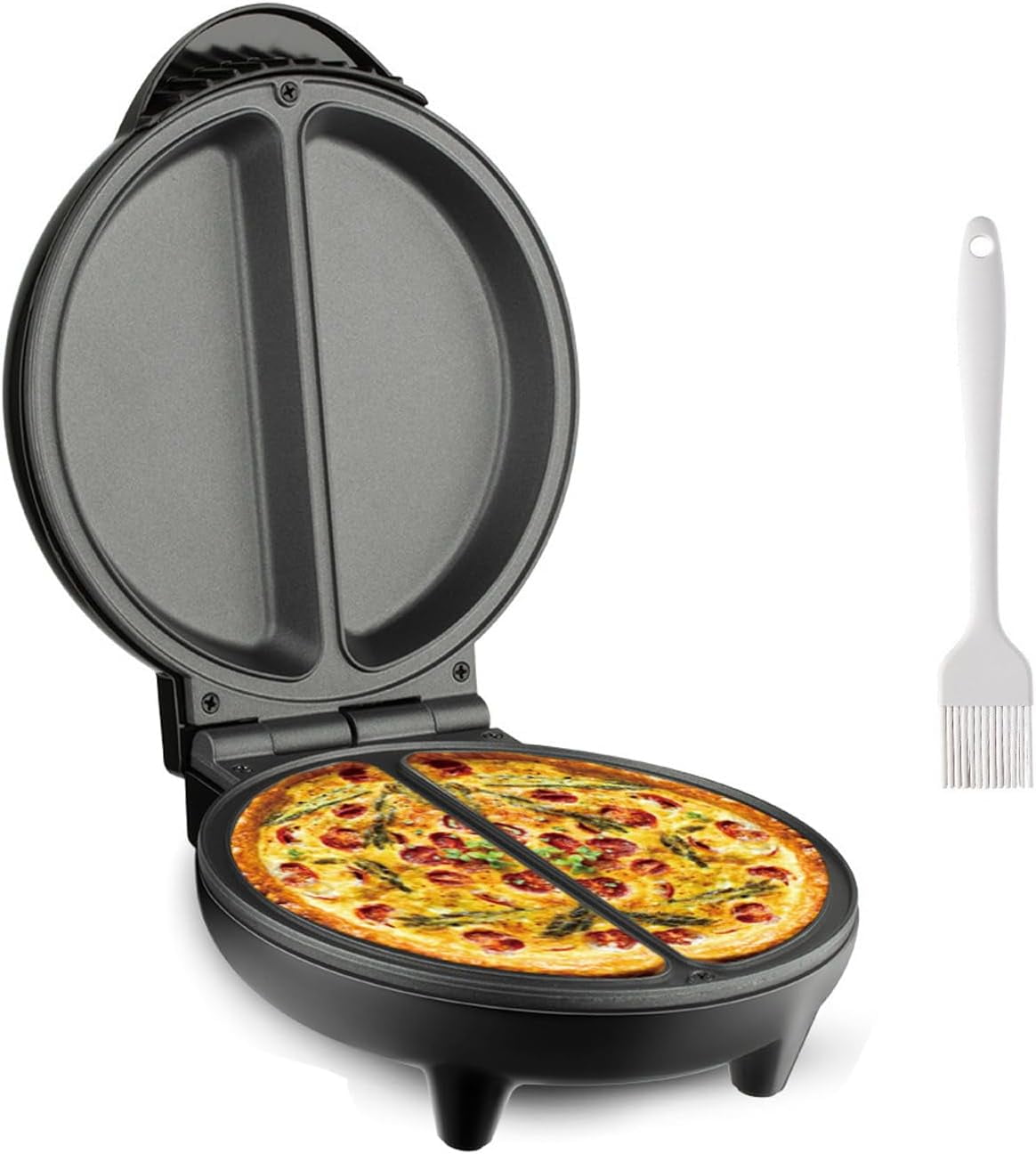 Dual-Zone Electric Omelette Maker ，2026 New Flip Omelette Maker ...