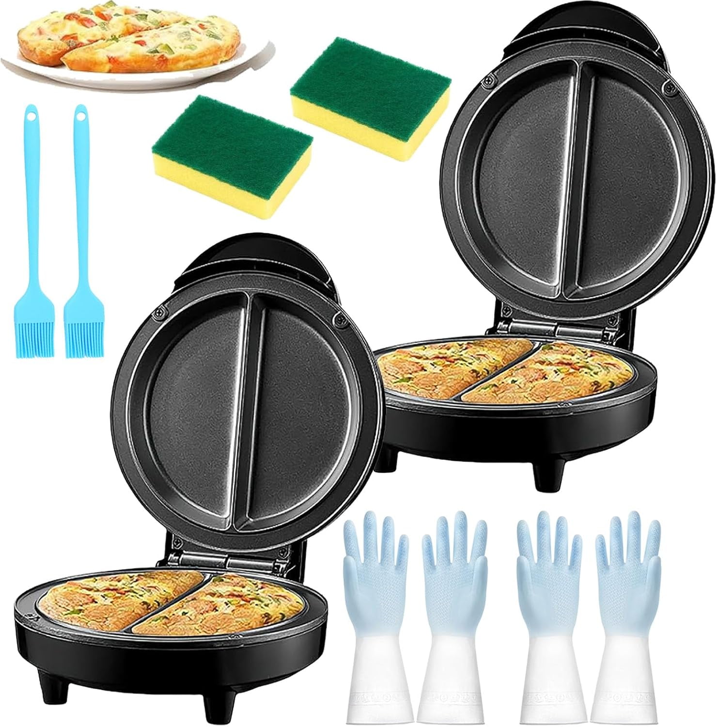Dual-Zone Electric Omelette Maker, Electric Omelette Maker Machine ...