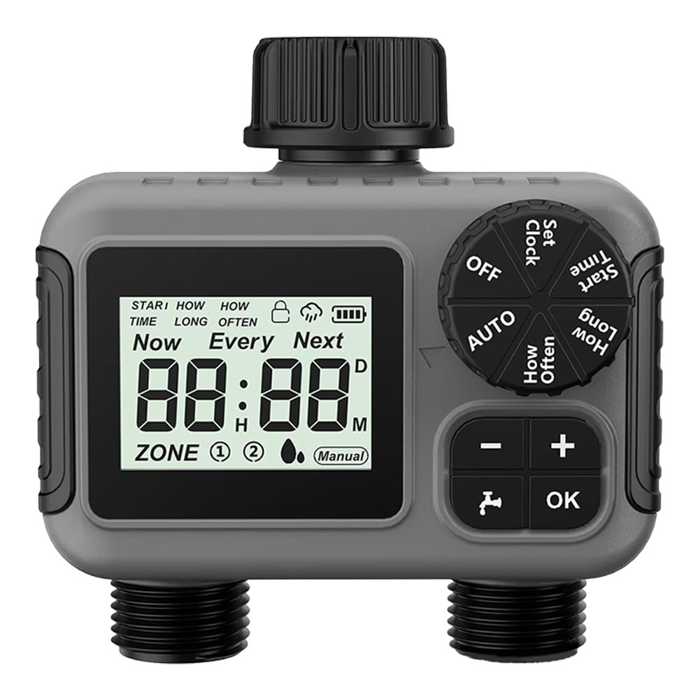 Dual Zone Sprinkler Timer: Provides Water for Your Garden Threaded for ...