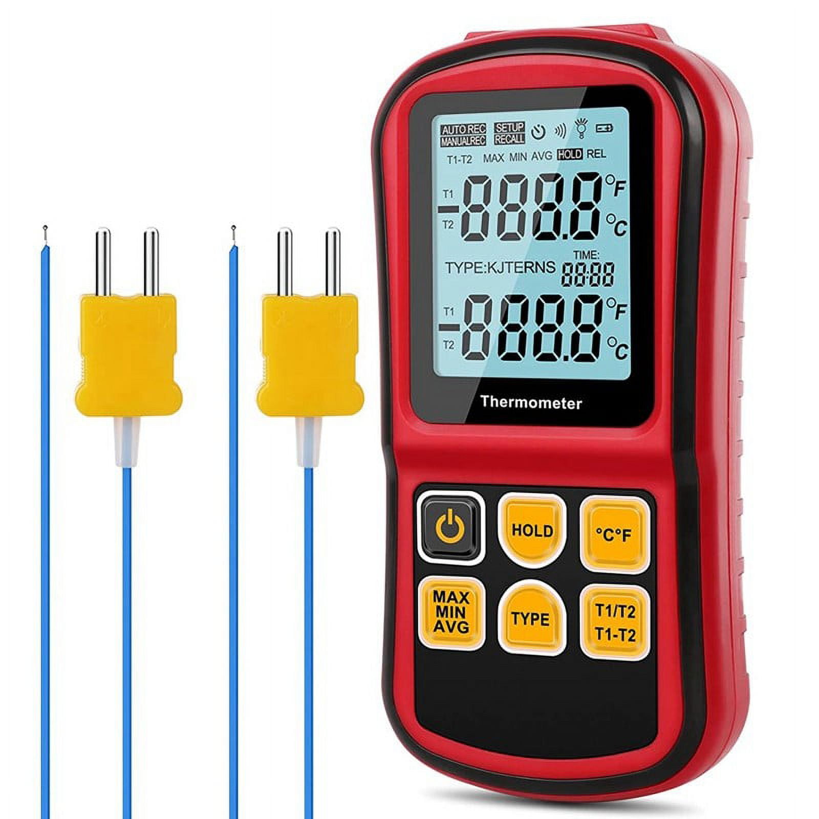 Dual-channel K / J / T / E / R / S / N Type ATC Thermocouple ...
