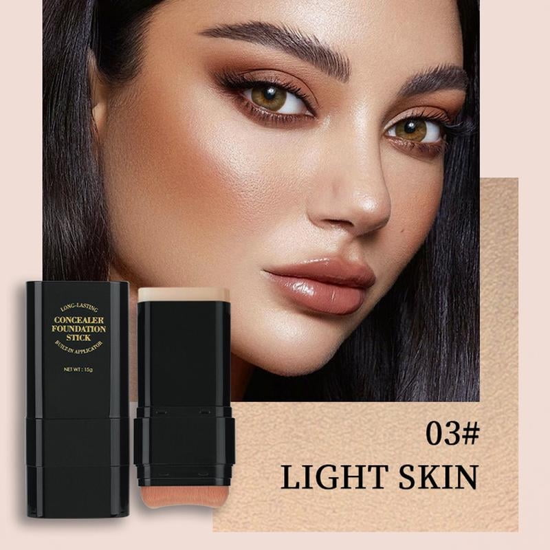 Dual-ended Eraser Foundation Stick Nose Shadow Fixer Concealer Acne Marks Highlighting ...