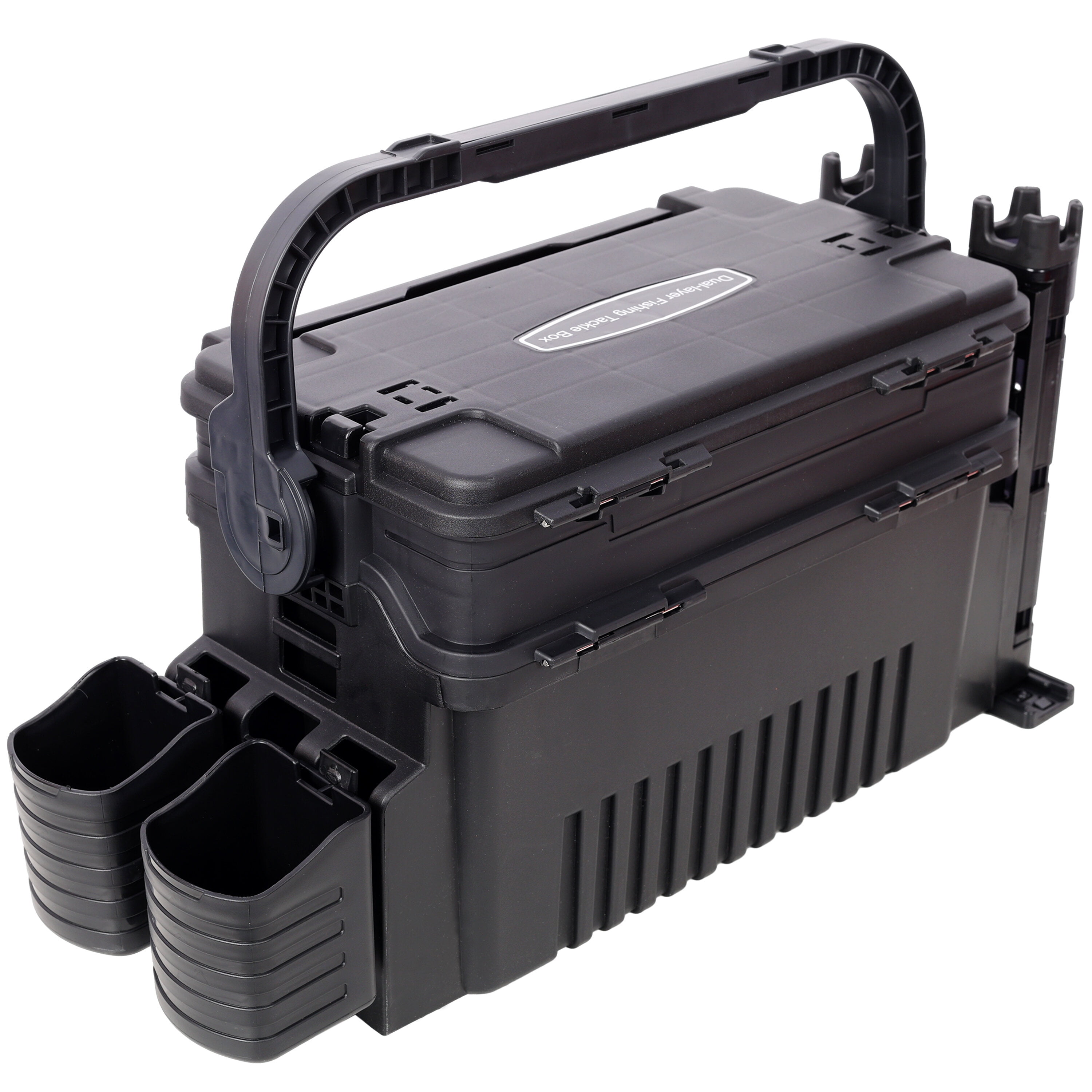 Dual-layer Fishing Tackle Box,Tackle Box Organizer Fishing Box Large ...