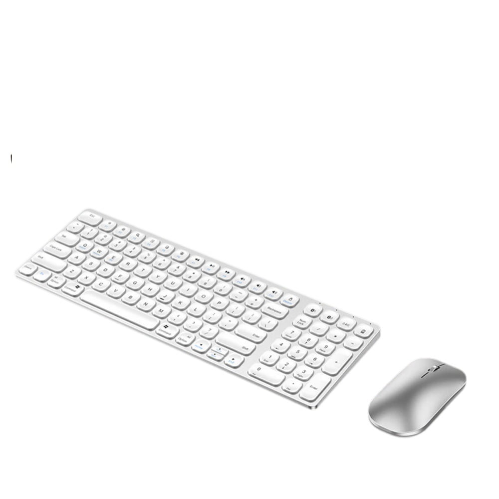 Dual-mode 2.4g Bluetooth wireless business mute Bluetooth keyboard ...