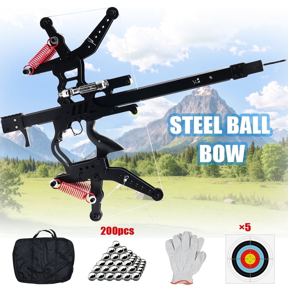 Dual-purpose Ball Bearing Bow Launches Steel Ball Pulley Compound Bow ...