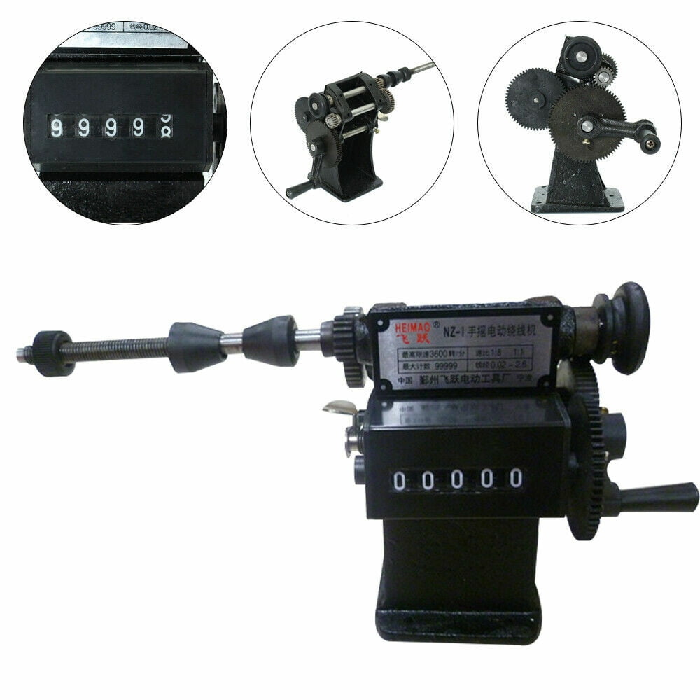 Dual purpose Manual /Coil Winder Hand Coil Winding Machine 0-99999 USA ...