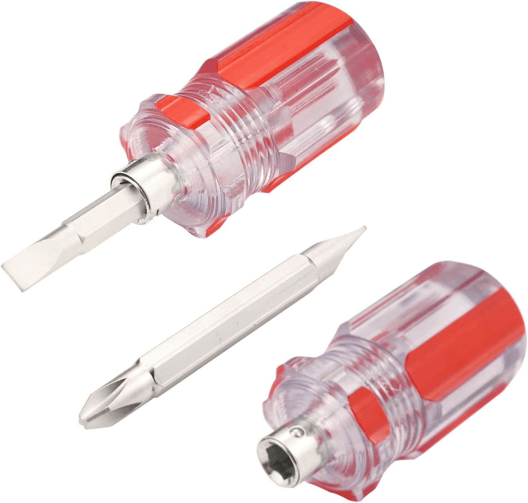 Dual-purpose short screwdriver screw with a word Phillips screwdriver ...