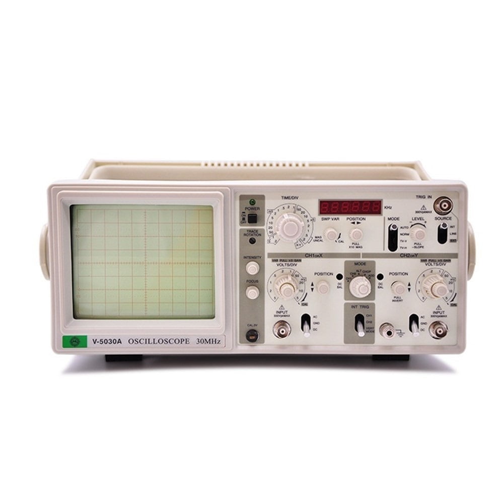 Dual-track Analog Oscilloscope Six-digit Frequency Meter V-5030A ...