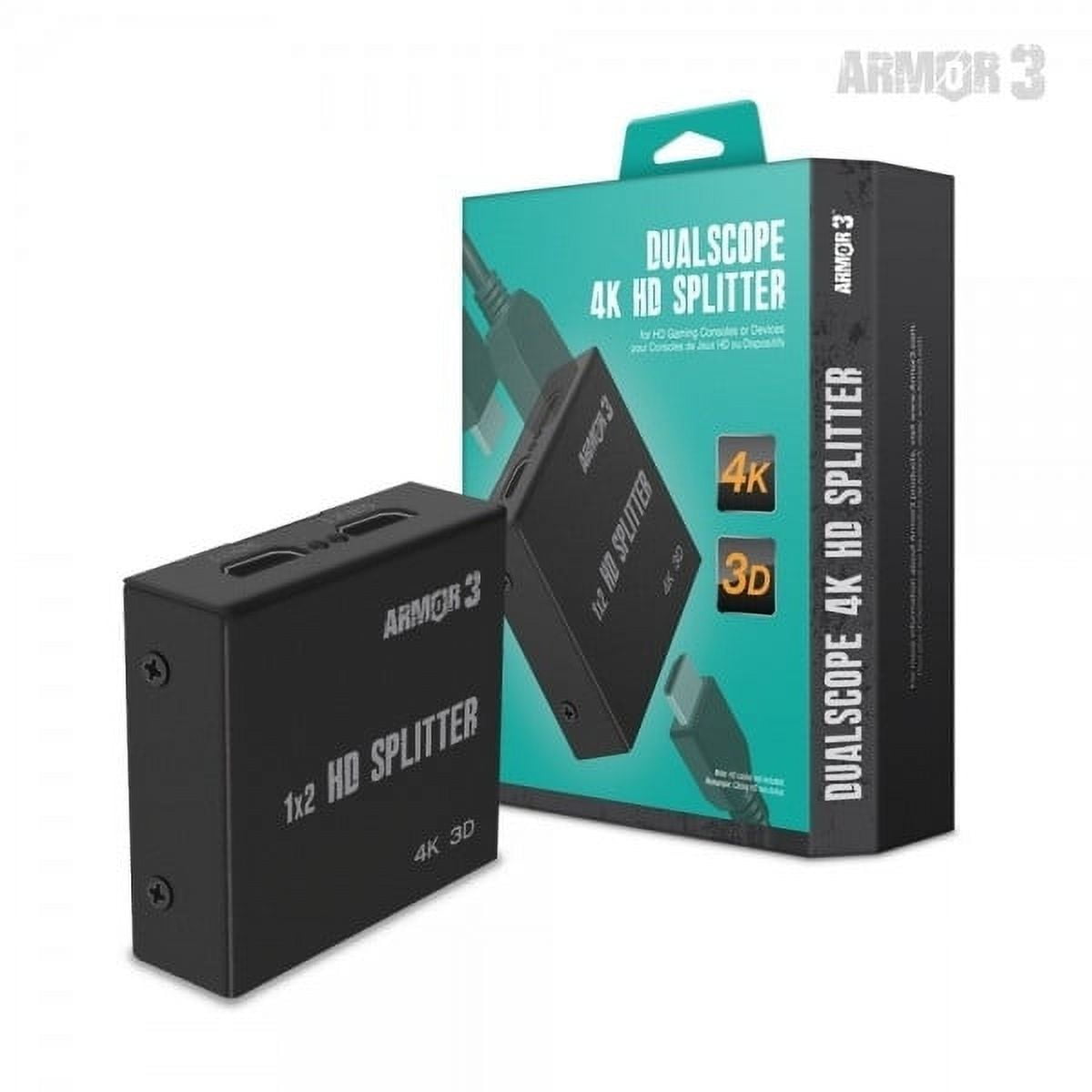 DualScope 4K HD Splitter for HD Gaming Consoles or Devices - Armor3 ...