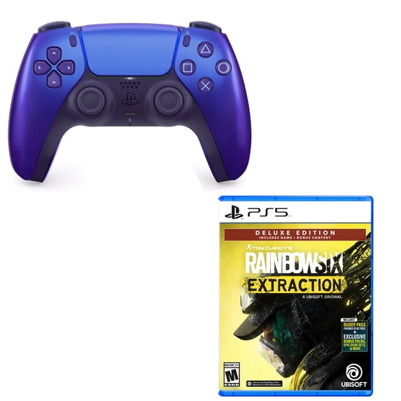 DualSense Controller in Chroma Indigo with Rainbow Six Extraction ...