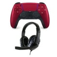 DualSense Controller in Volcanic Red with Universal Headset - Walmart.com