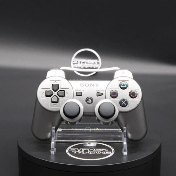 Restored DualShock 3 Controller PlayStation 3 OEM Metallic Grey 2013 ...