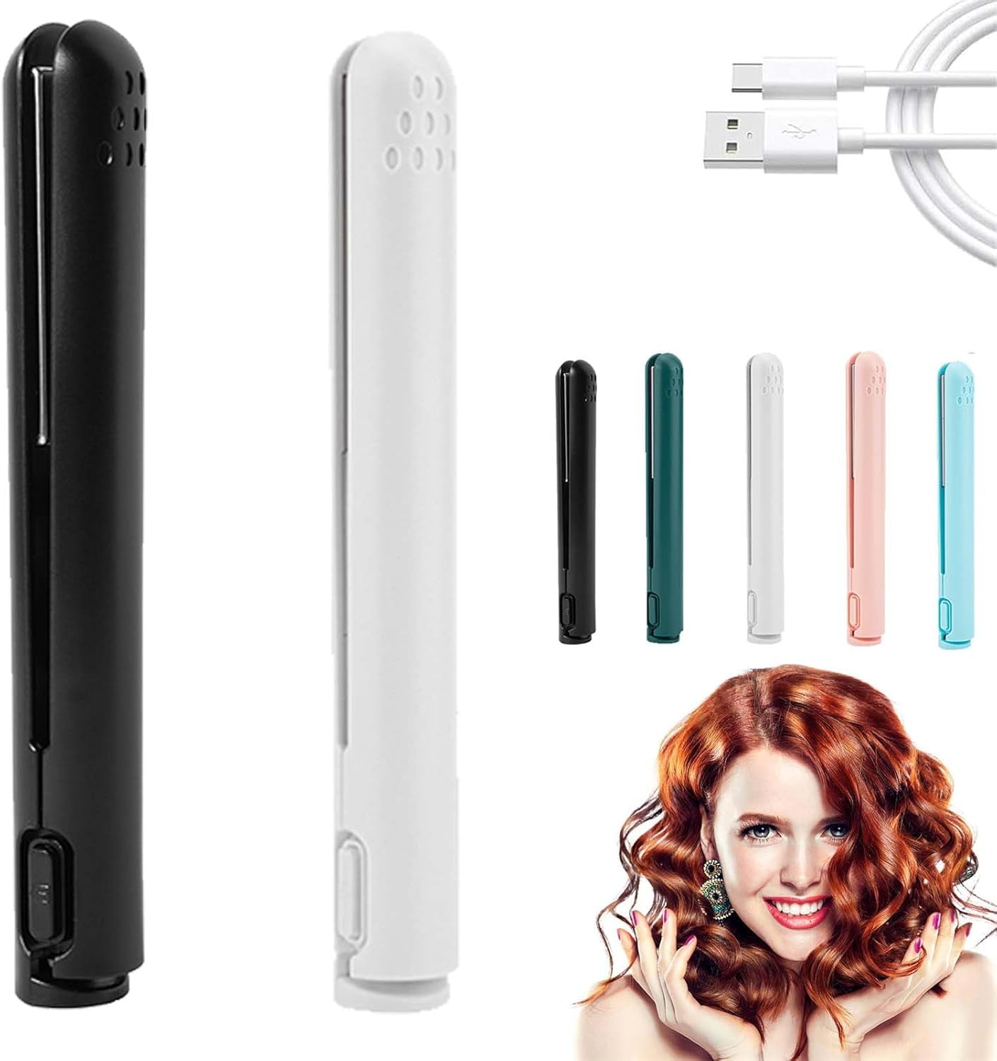 Dualglam Mini Dual-Purpose Curling Iron, Cozy Home Curling Iron, Dual ...