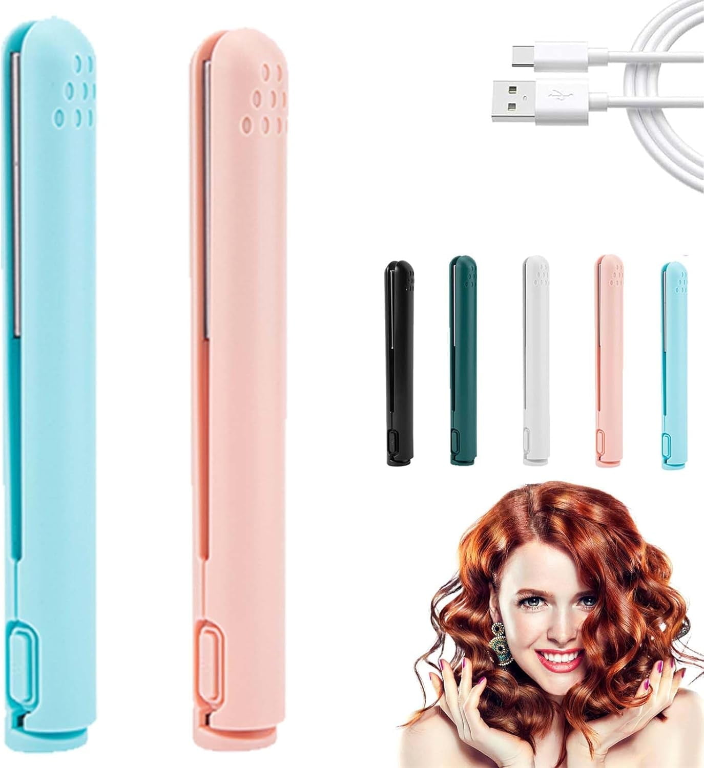 Dualglam Mini Hair Curling Iron, Dual-Purpose, Cozy Home, for All Hair ...