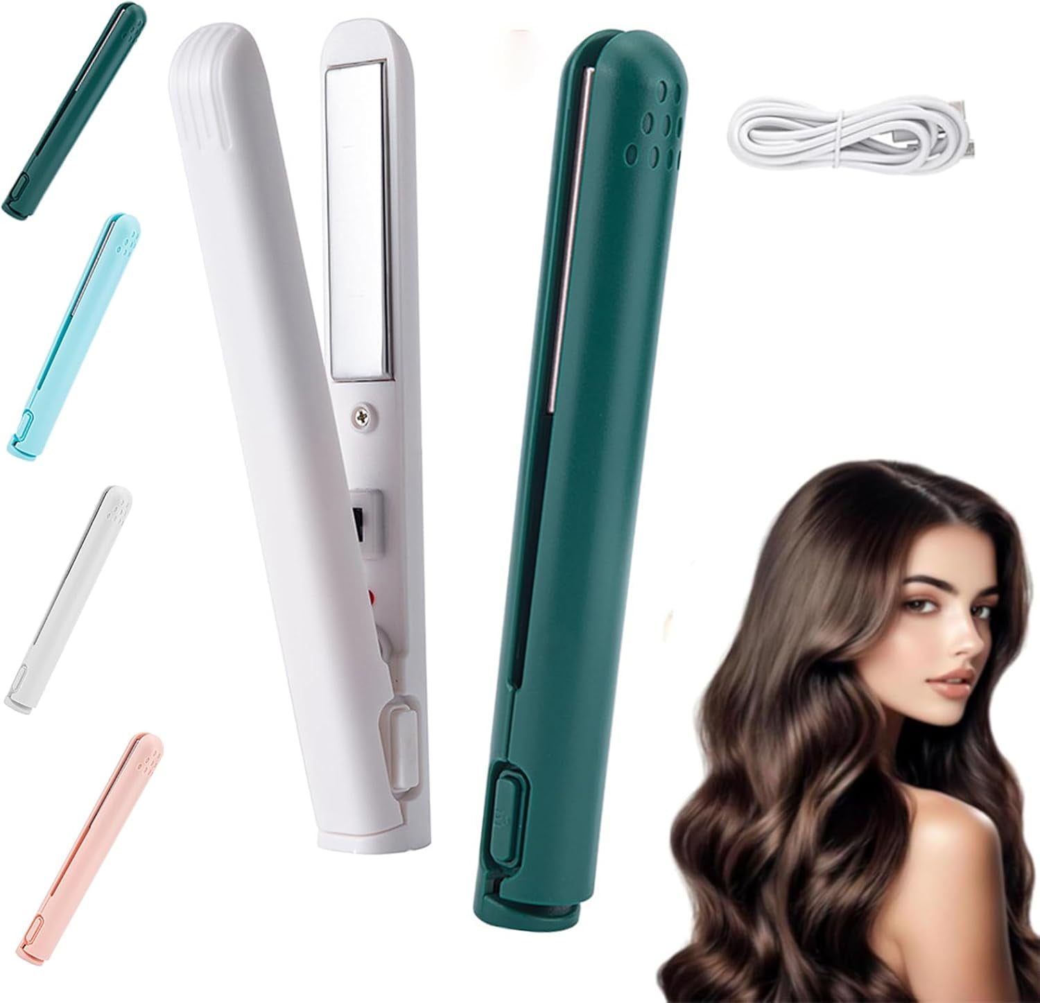 Dualglam Mini Dual-Purpose Curling Iron, Cozy Home Curling Iron, Mini ...