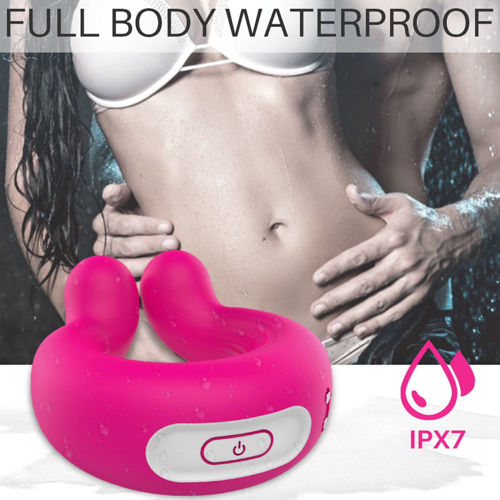 Dualhead Vibrating Locking Super Matic Ring Delayed Ring Stimulation