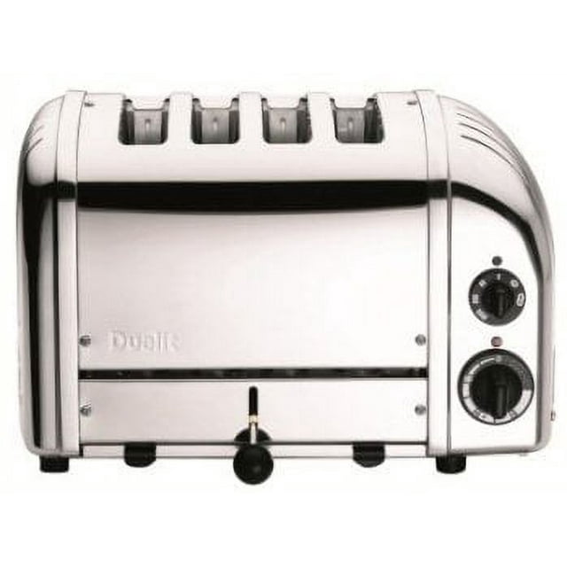 Dualit NewGen 4-Slice Toaster with Defrost and Bagel Functions, Chrome ...