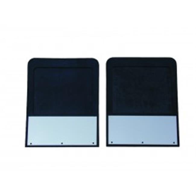 Dually Mud Flap Set for 2011-2015 Silverado - Sierra - Stainless Steel ...