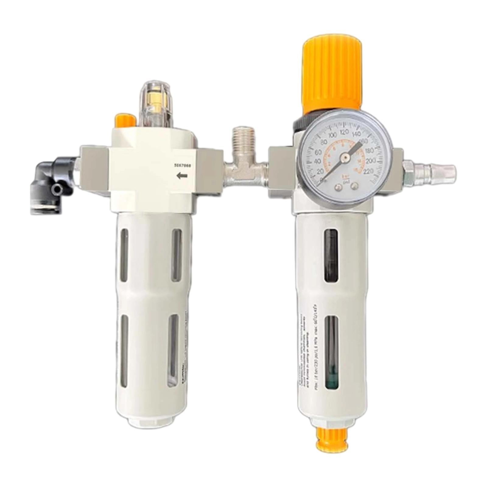 Dualoai 1/4" NPT Tyre Changer Oil Water Separator Oil Water Regulator ...