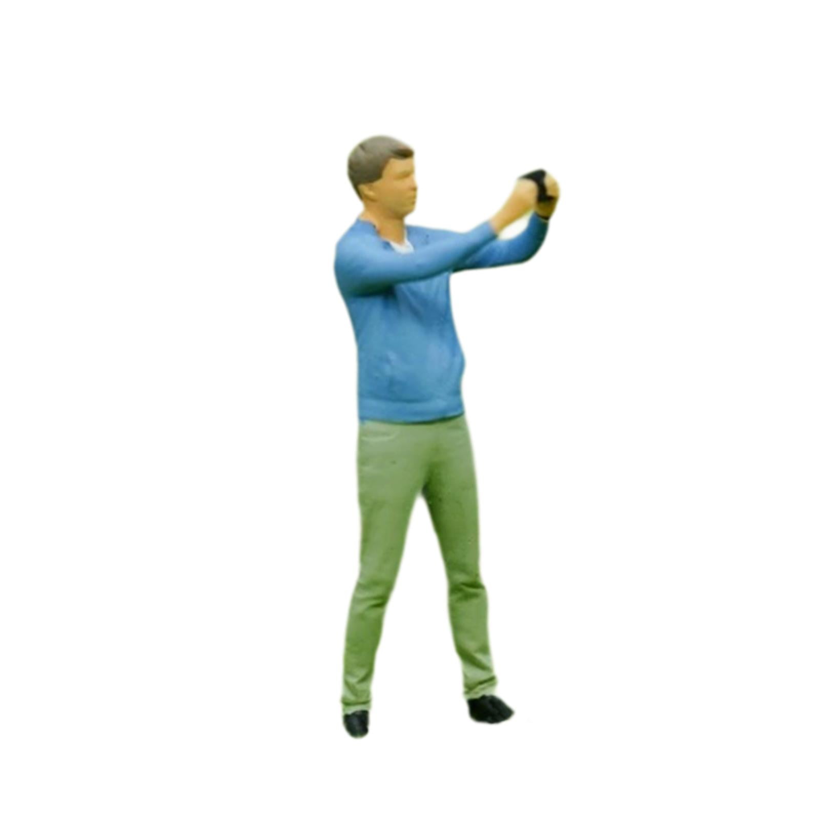 Dualoai 1/64 Figures Movie Character Taking Picture Scene Tiny People ...