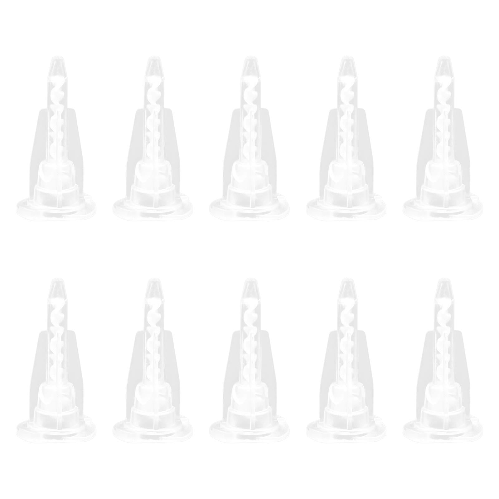 Dualoai 10 Pieces Epoxy Mixing Nozzles Portable Sturdy Applicator ...