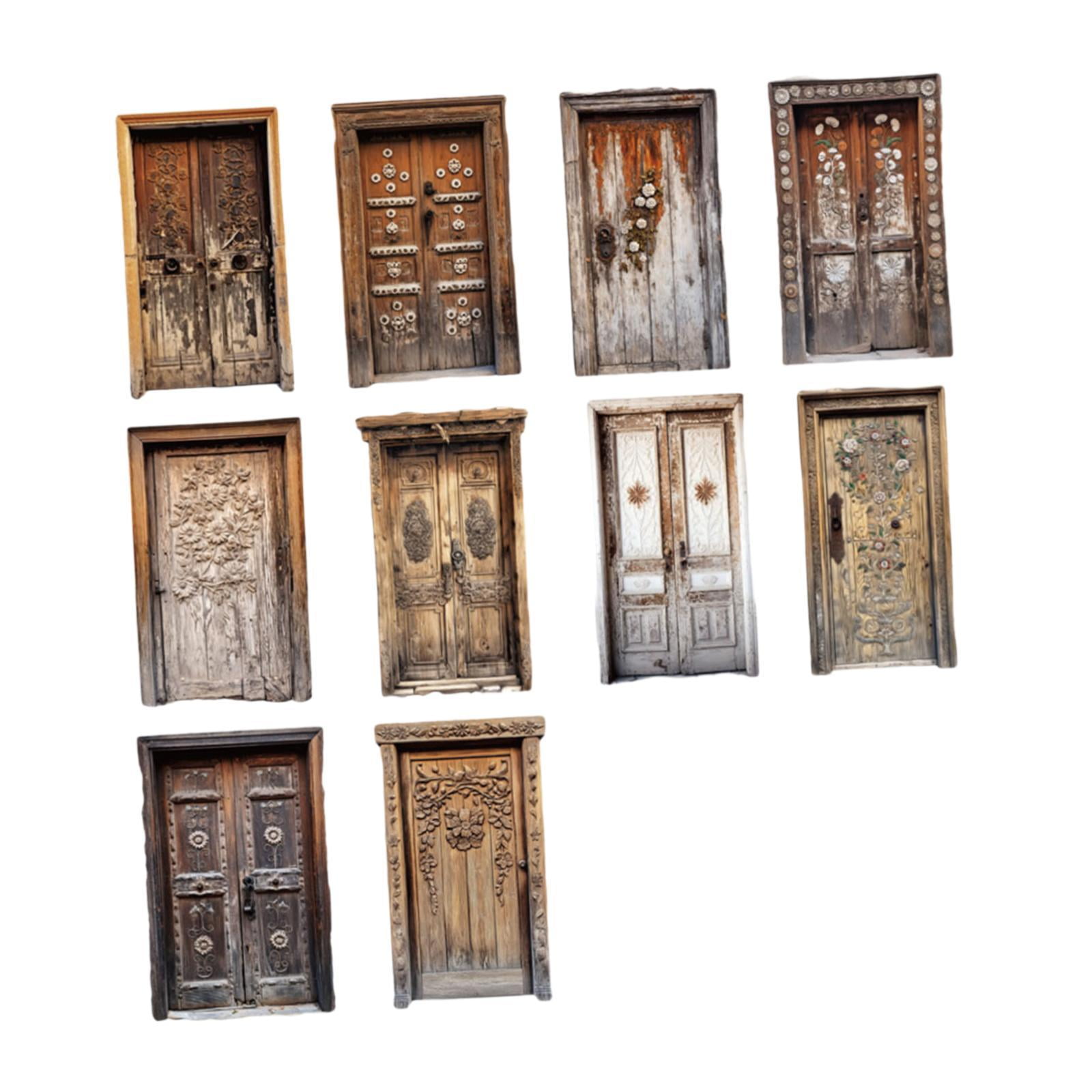 Dualoai 10 Pieces Scrapbook Decorative Paper Cardstock Stickers Vintage ...