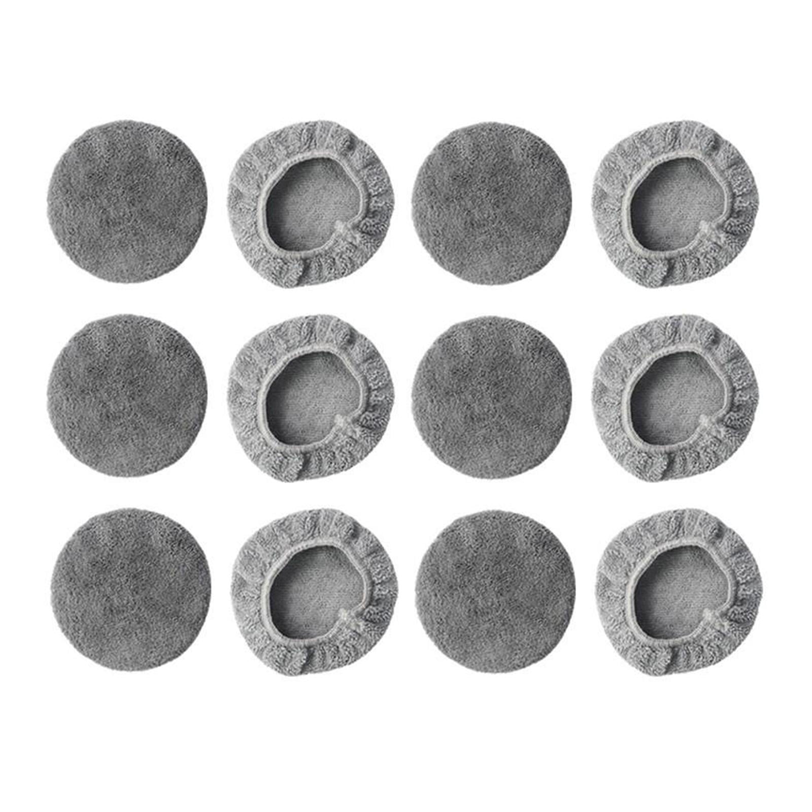 Dualoai 12x Replacement Pads for Window Cleaning Robot Reusable Round ...