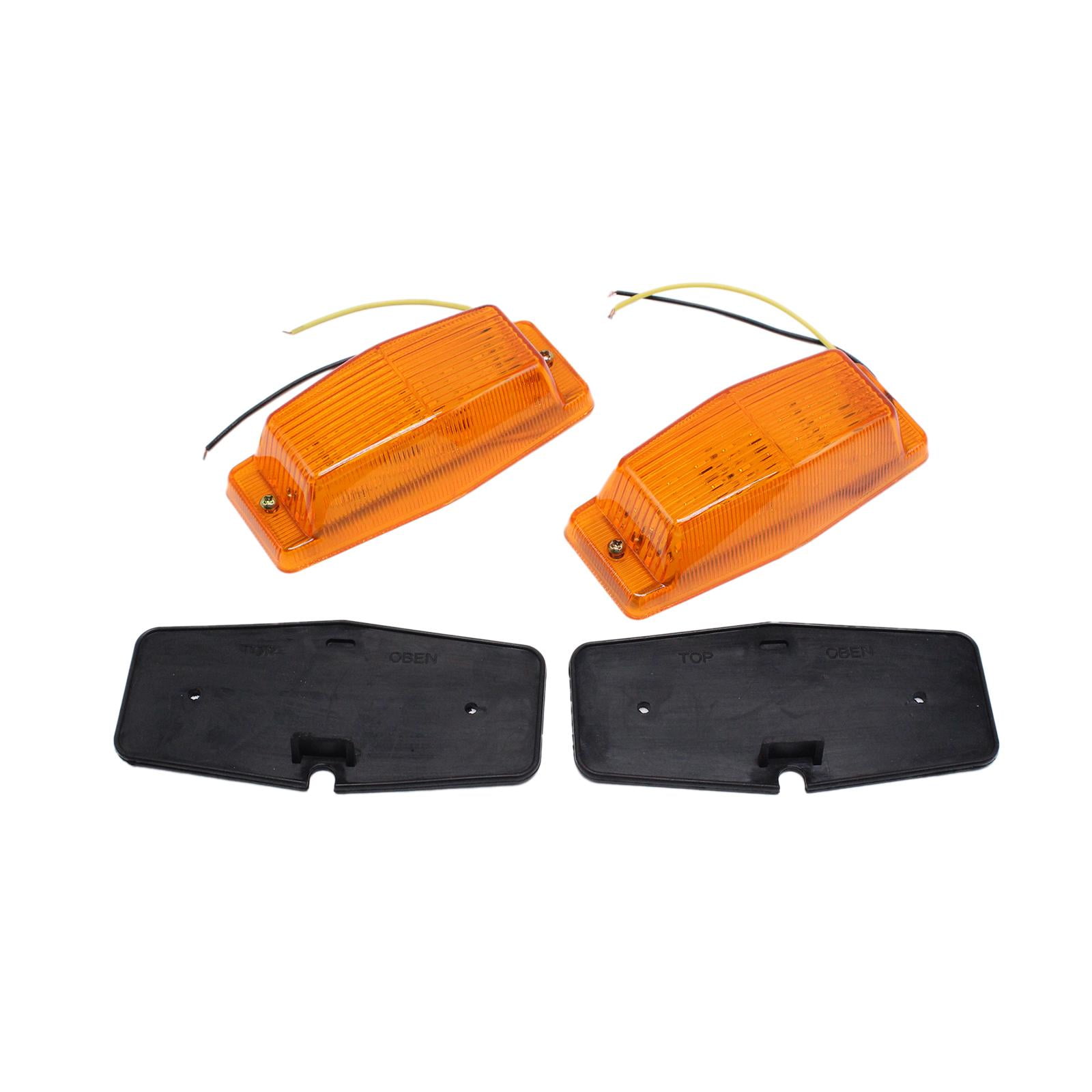 Dualoai 2 Pieces Side Marker Lights 50421113 for Truck Lorry Van ...