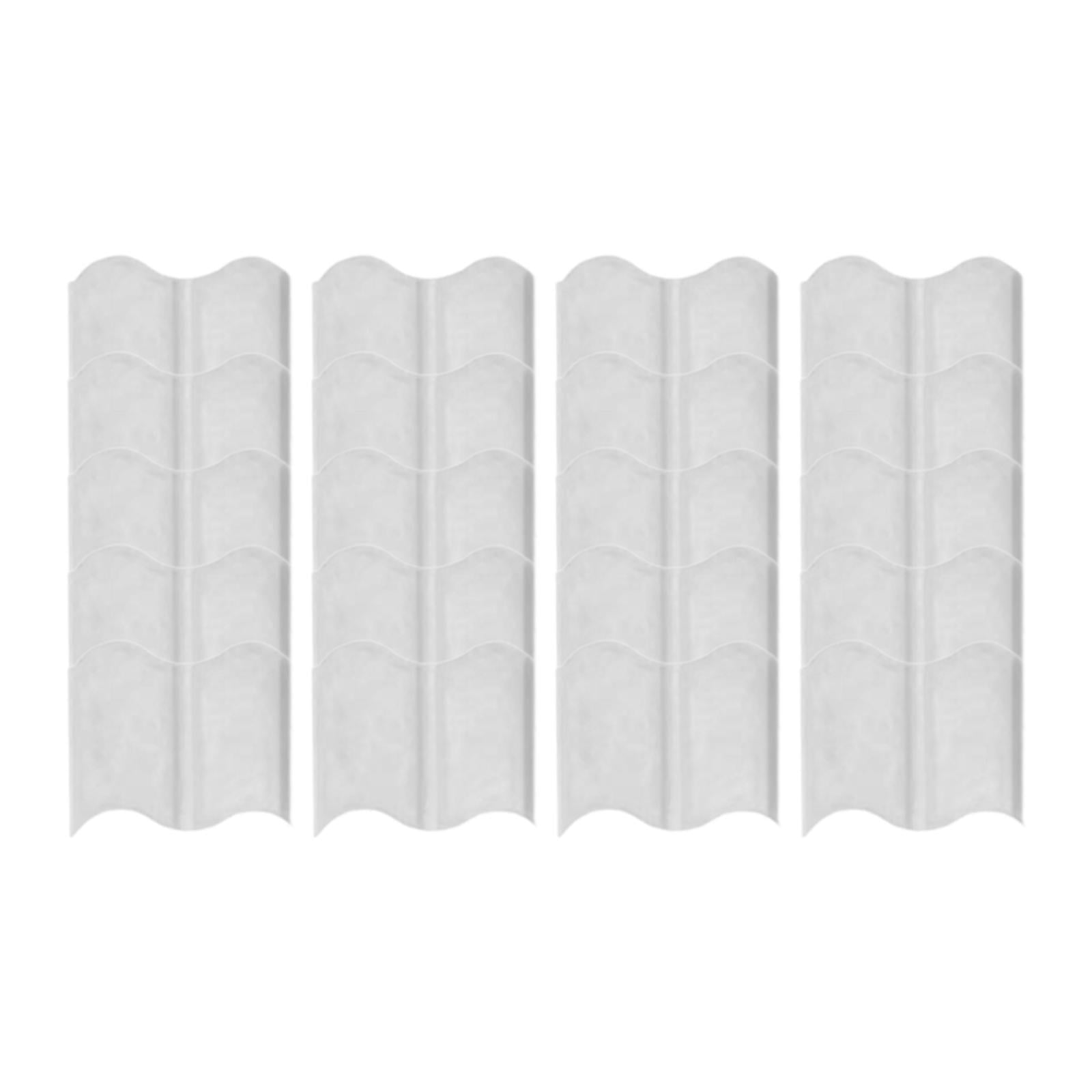 Dualoai 20 Pieces Garden Edging Border Backyard Sidewalk Decorative ...