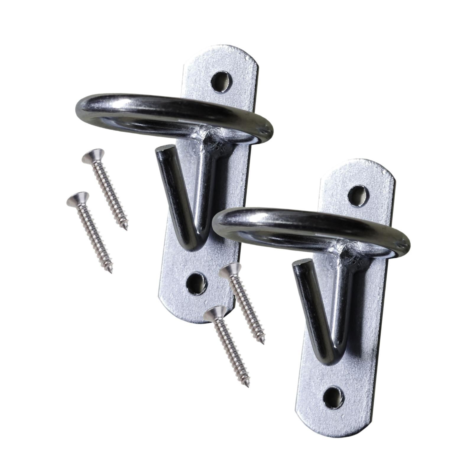 Dualoai 2x Equestrian Bucket Hook Hanger Metal Bucket Hook Multipurpose ...