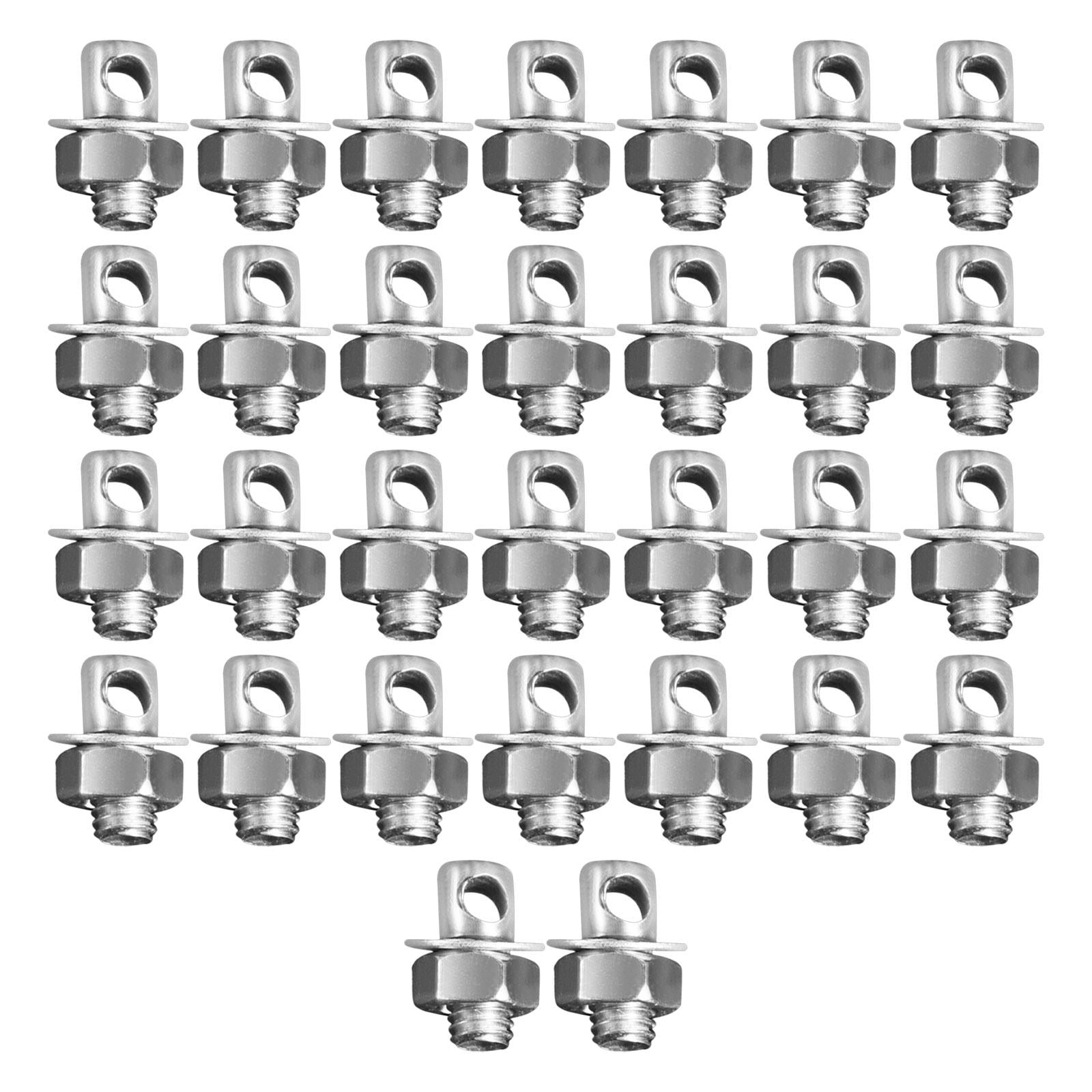 Dualoai 30 Pieces Brake Cable Regulator Clamp Fastening Cable Anchors ...