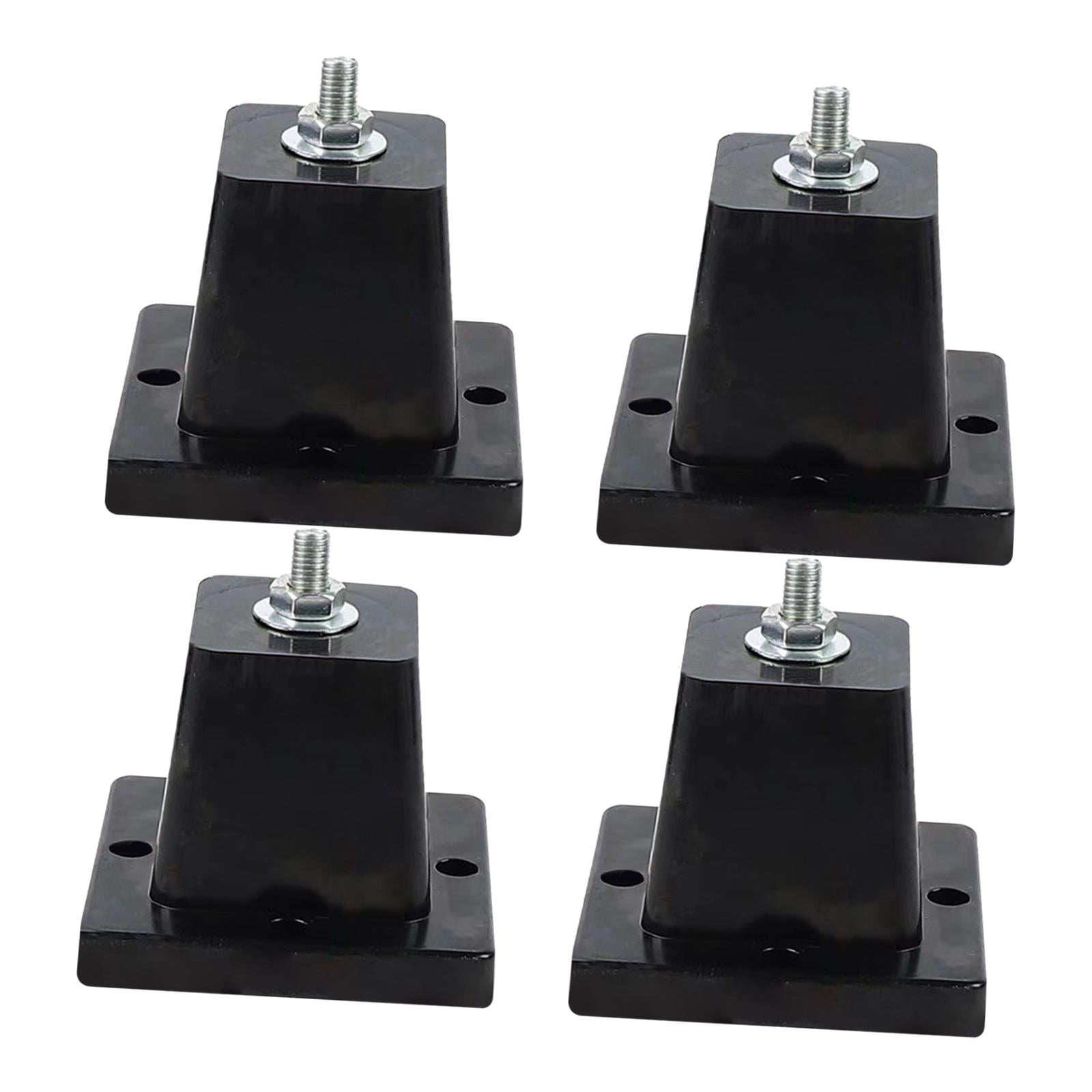 Dualoai 4 Pieces Air Compressor Feet Minisplit Base Ground Stand Anti ...