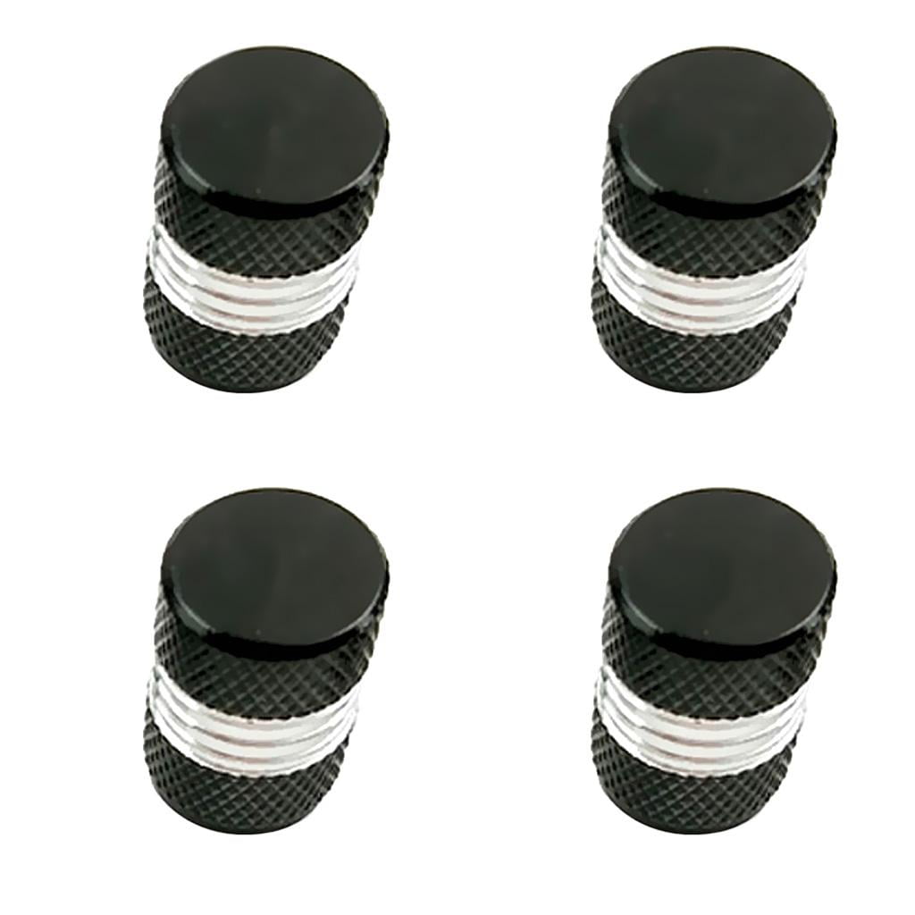Dualoai 4x Aluminum Tire Wheel Rims Stem Air Valve Caps Tyre Cover Car ...
