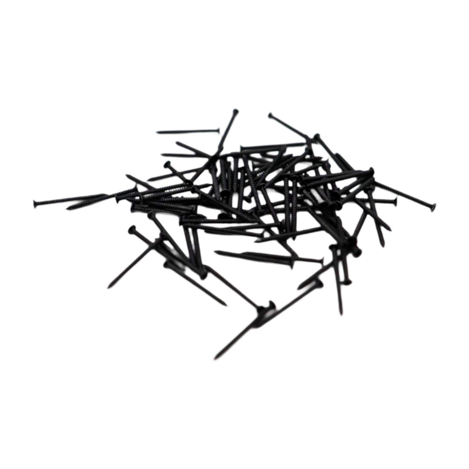 Dualoai 50 Pieces HO N Track Fastening Screws for Model Train Projects ...