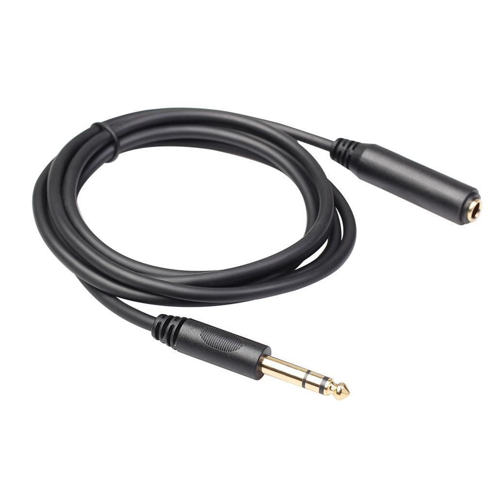 Dualoai 6.35 Headphone Extension Cable TRS 1/4" Male to Female Cord ...