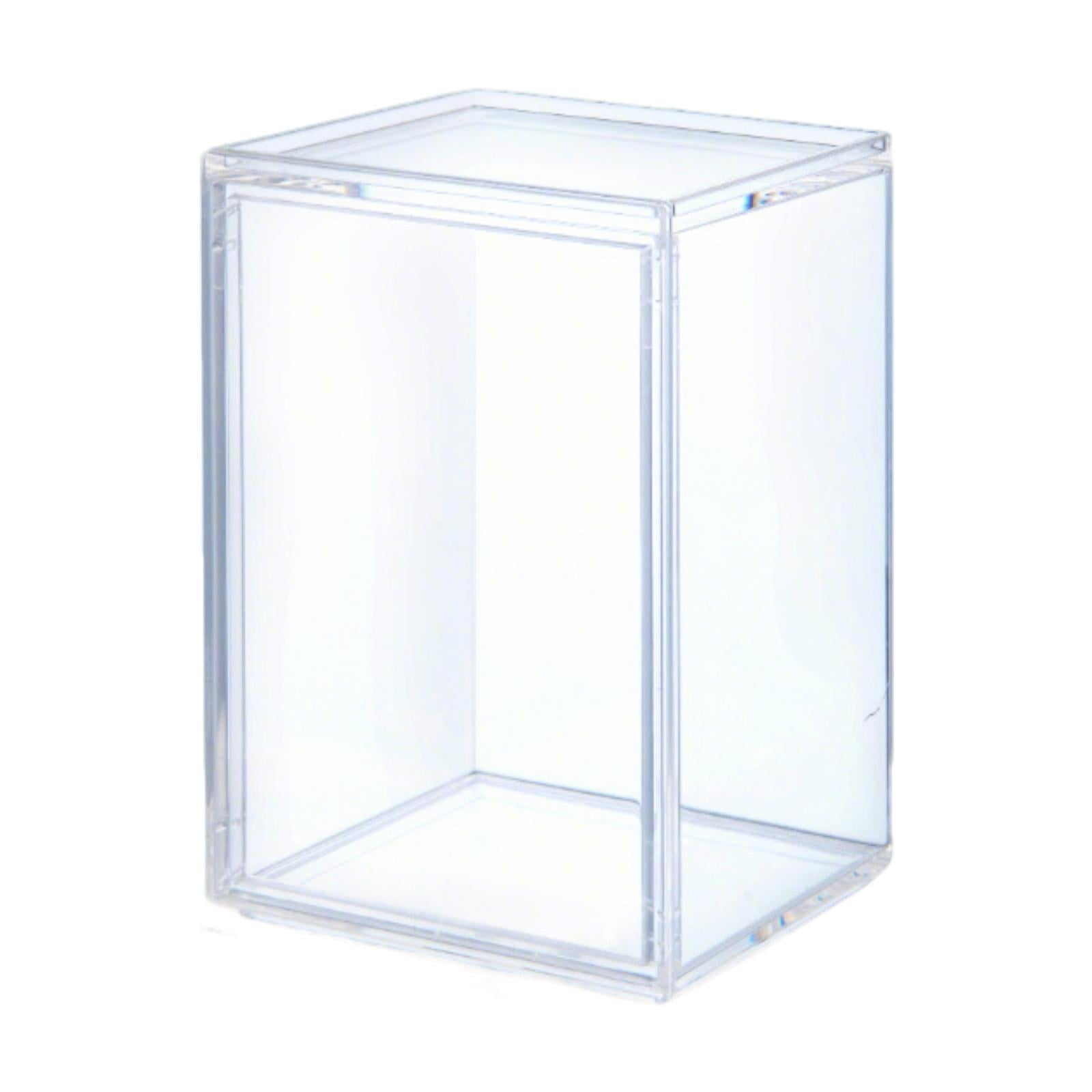 Dualoai Acrylic Display Case Clear Acrylic Display Box for Model Office ...