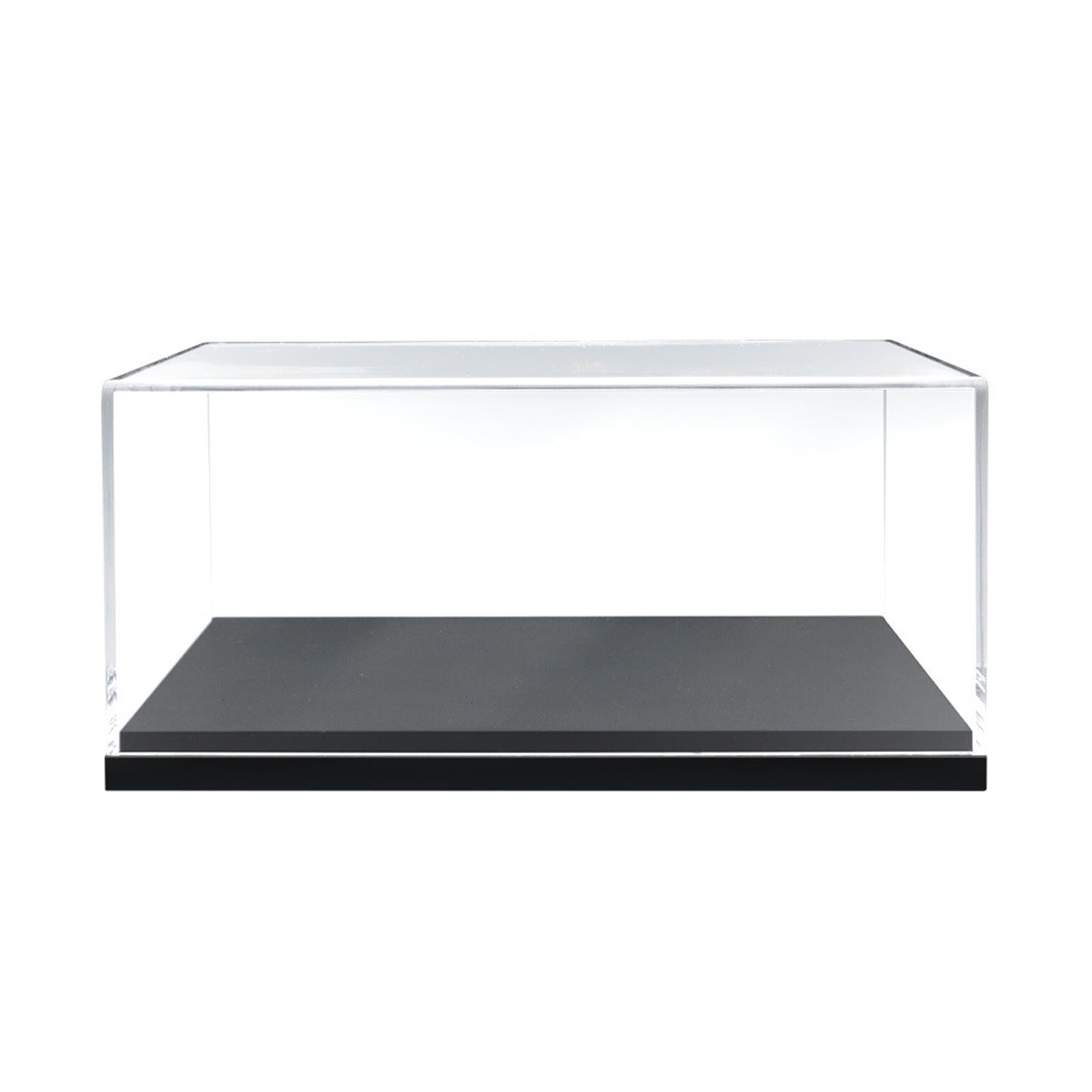 Dualoai Acrylic Display Case Model Figure Display Case Storage Box with ...