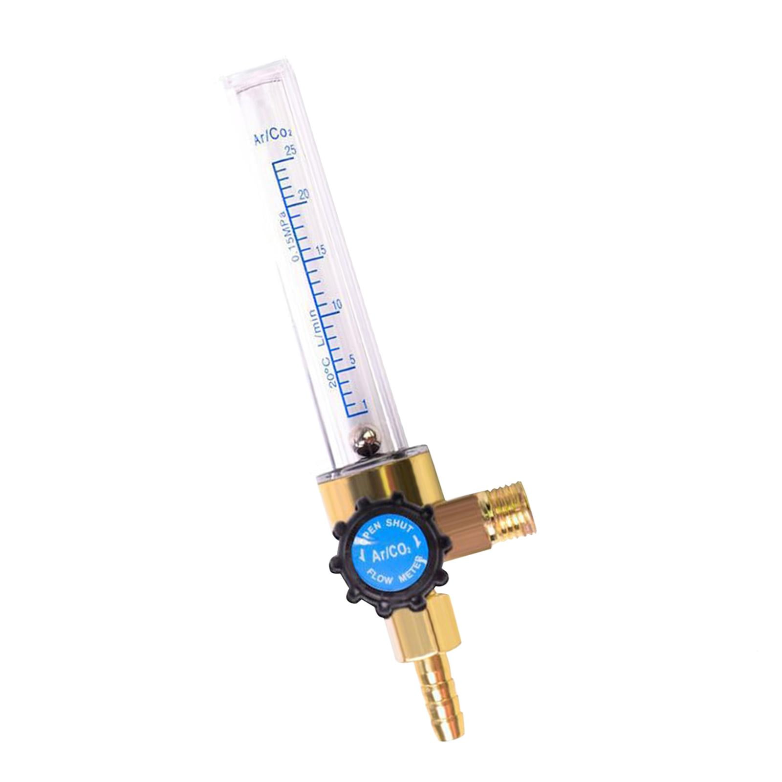 Dualoai Argon Regulator Flowmeter Clear Digital Marking Professional Metal Flowmeter - Walmart.com