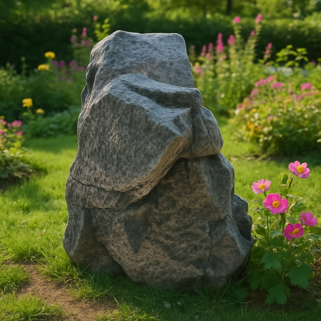 Dualoai Artificial Fake Landscape Rock Garden Decoration Accessories ...