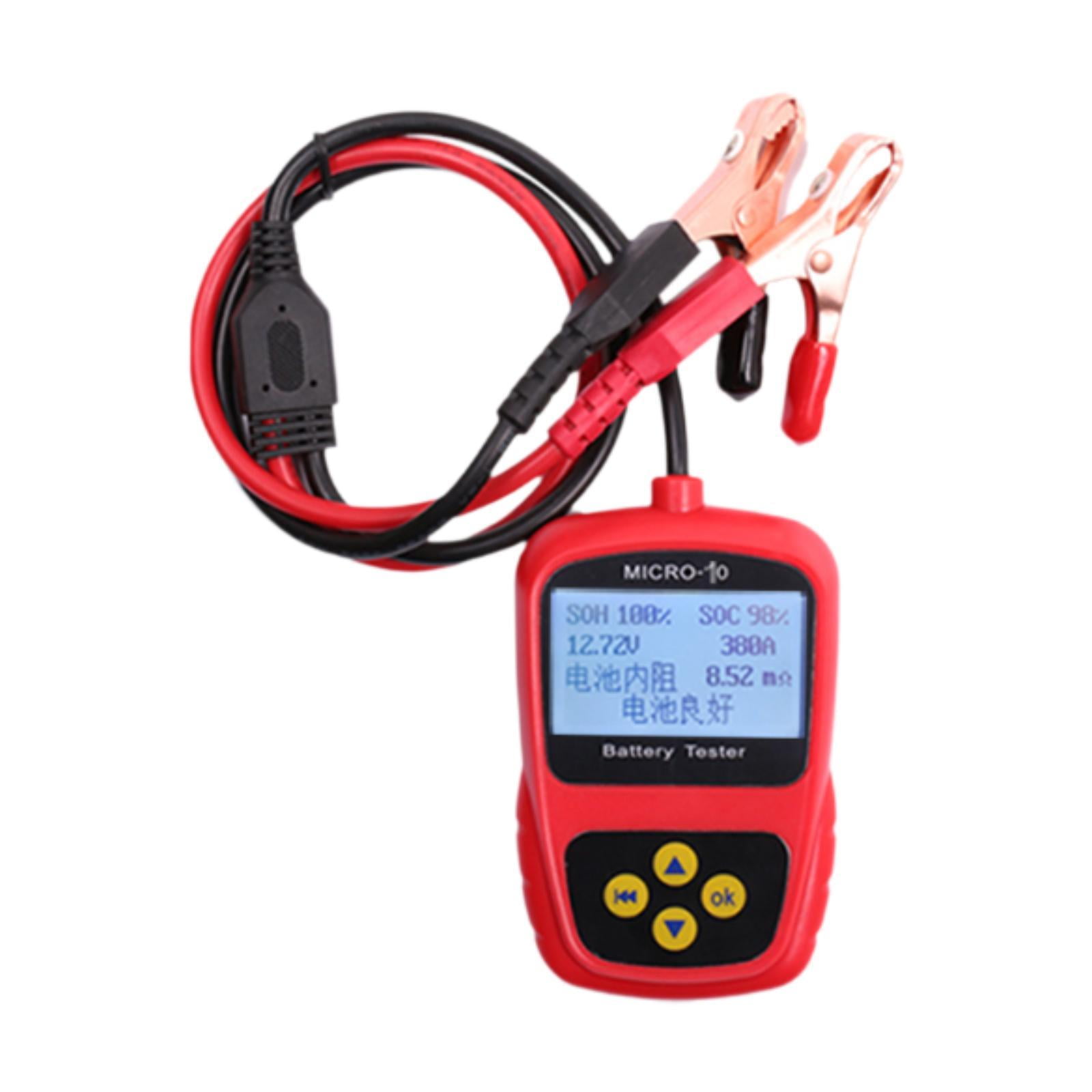 Dualoai Auto Battery Analyzer Car Battery Tool Portable Display ...