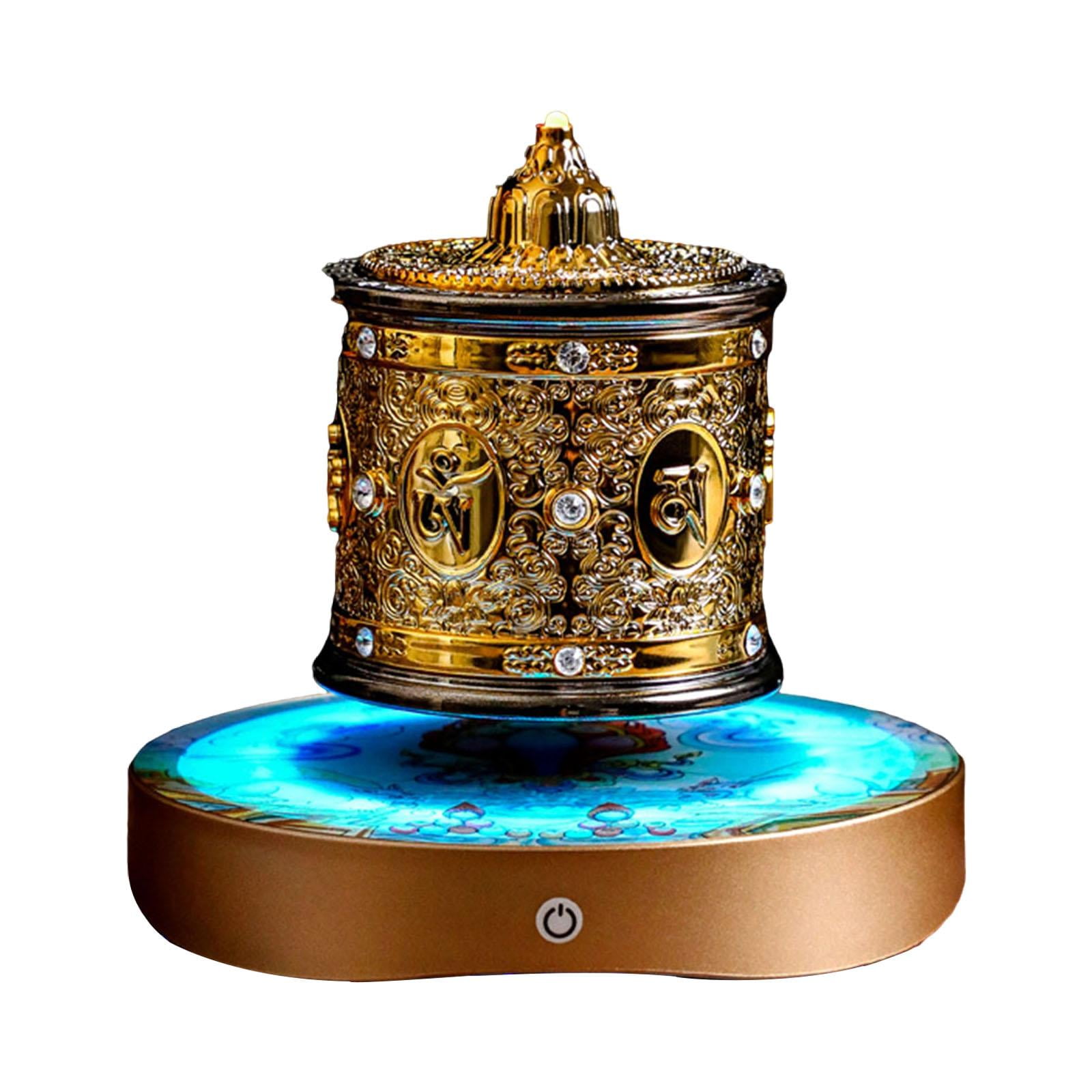Dualoai Buddhist Prayer Wheel Blessing with Mantra for Household Table ...