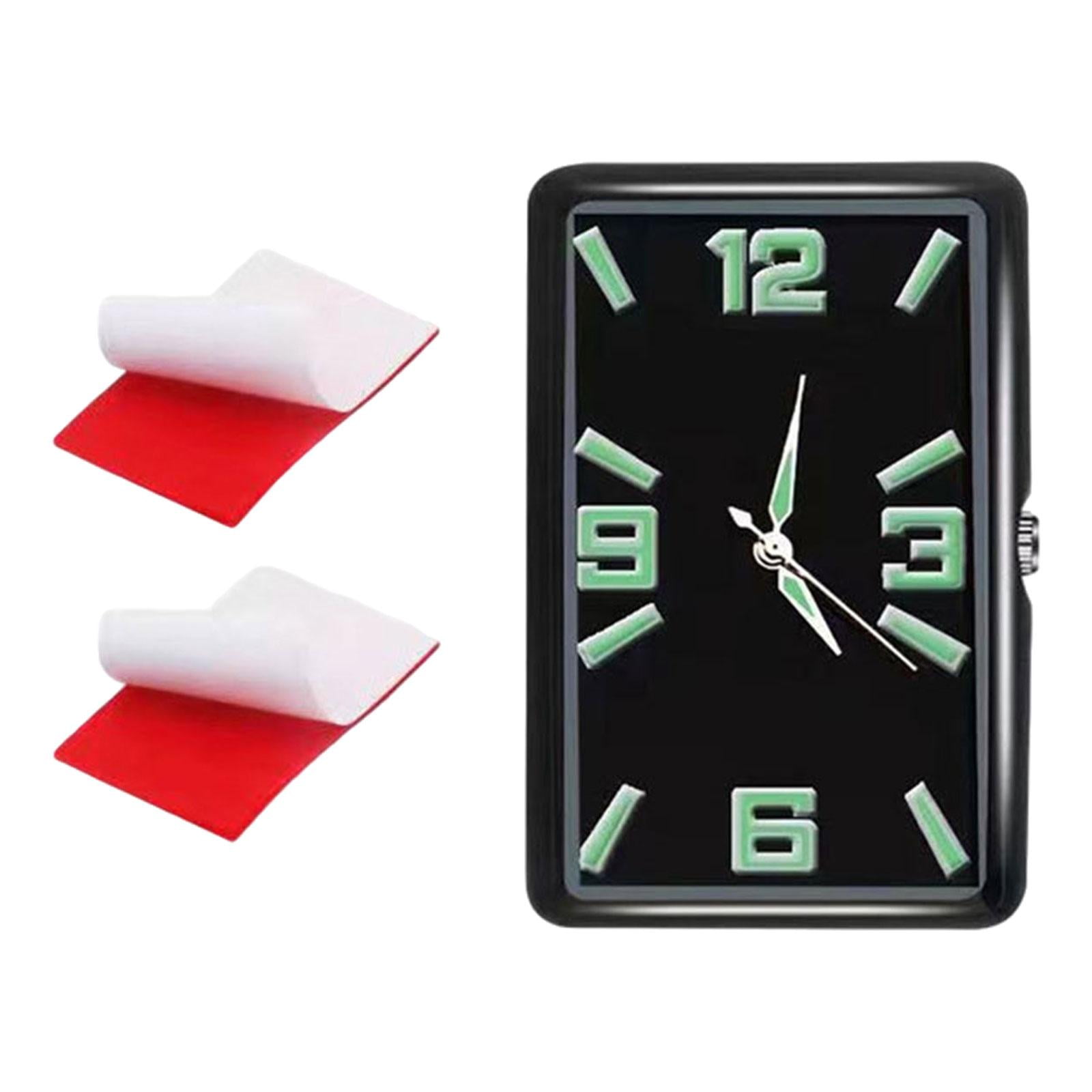 Dualoai Car Interior Dashboard Clock Analog Stickon Watch for SUV ...