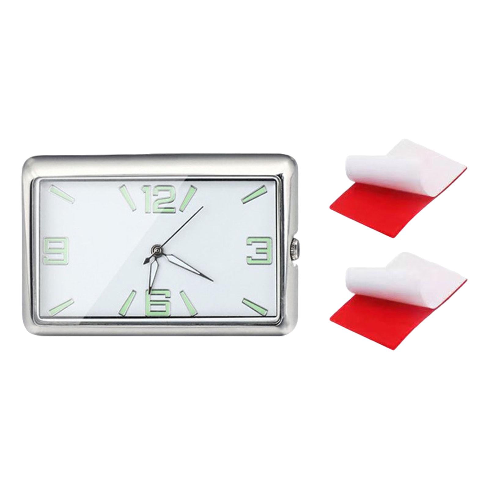 Dualoai Car Interior Dashboard Clock Analog Stickon Watch for SUV ...