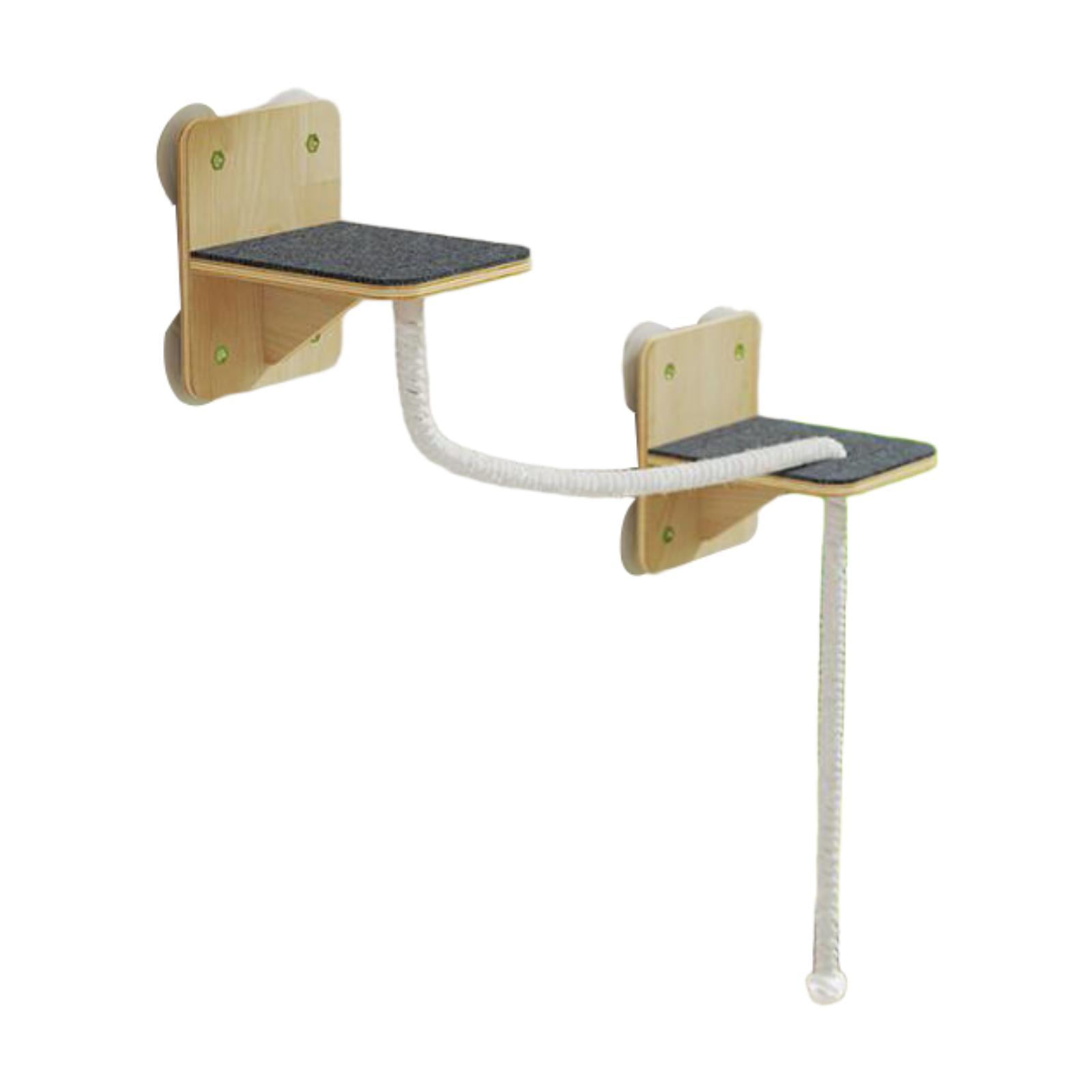 Dualoai Cat Wall Shelves Accessories Cat Climbing Shelf for Resting ...